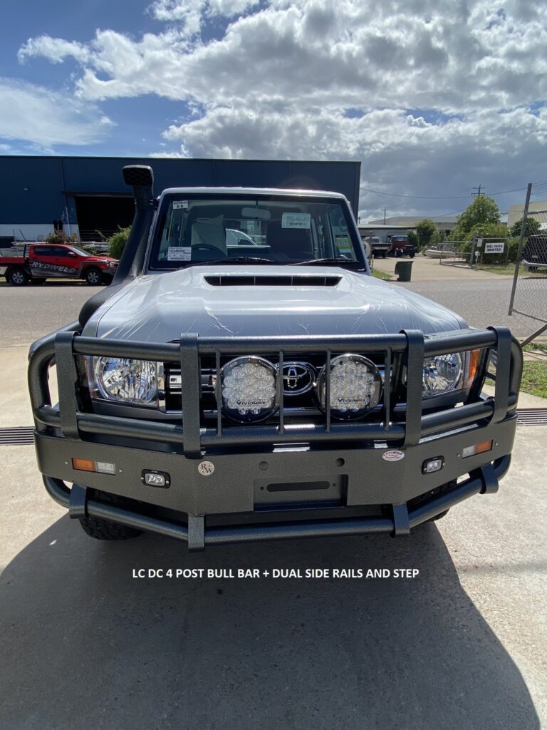 Toyota Landcruiser Dual Cab - 4 Post Bullbar - Rydweld